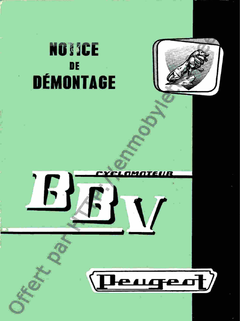 demontage_BBV_1960 | PDF