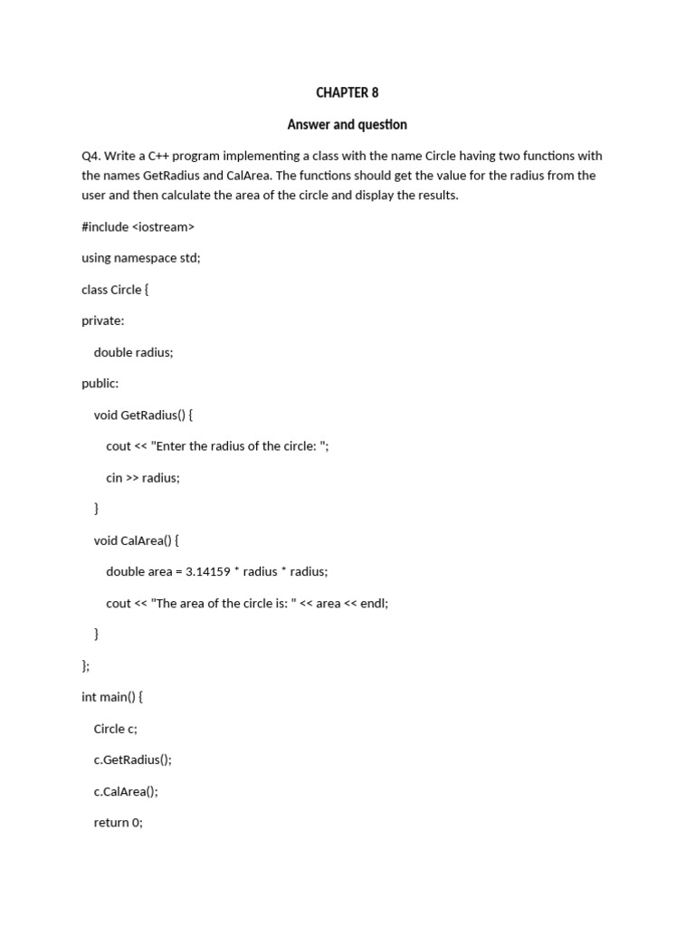 2nd Year Computer Science Exercise | PDF 2nd Year Computer Science Exercise | PDF