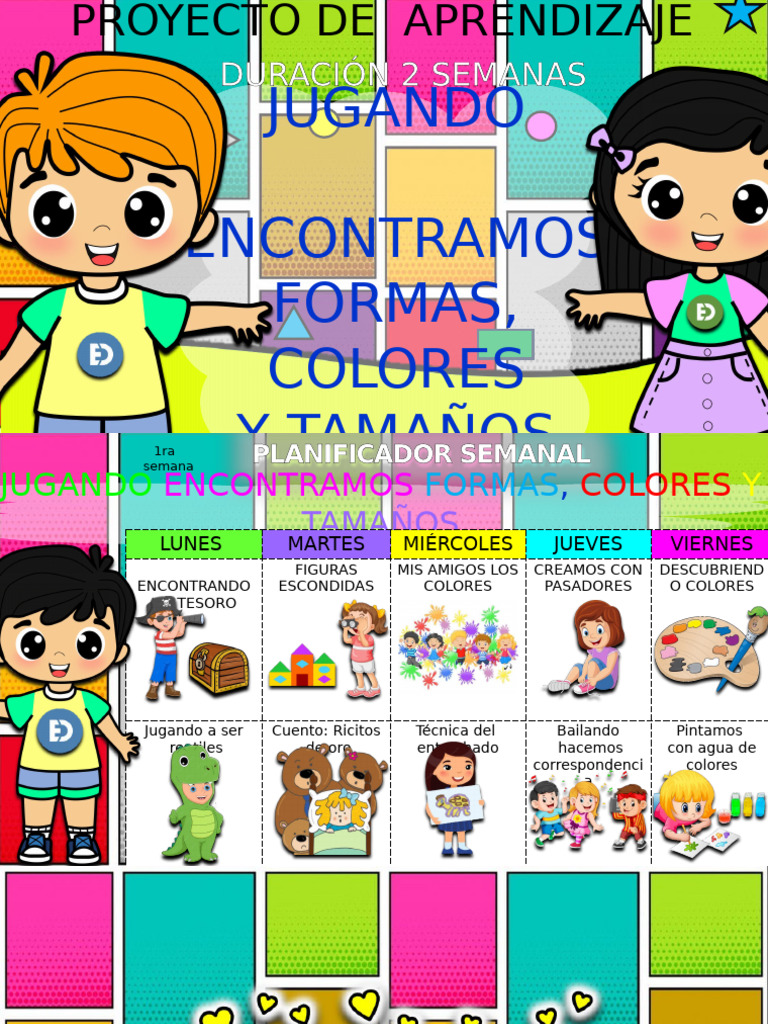 Imagenes - 1ra Semana - Proyecto 15 - Formas Colores y Tamaños | PDF ...