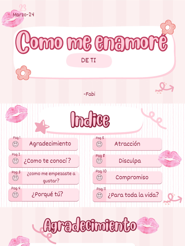 Como Me Enamore de Ti ? | PDF
