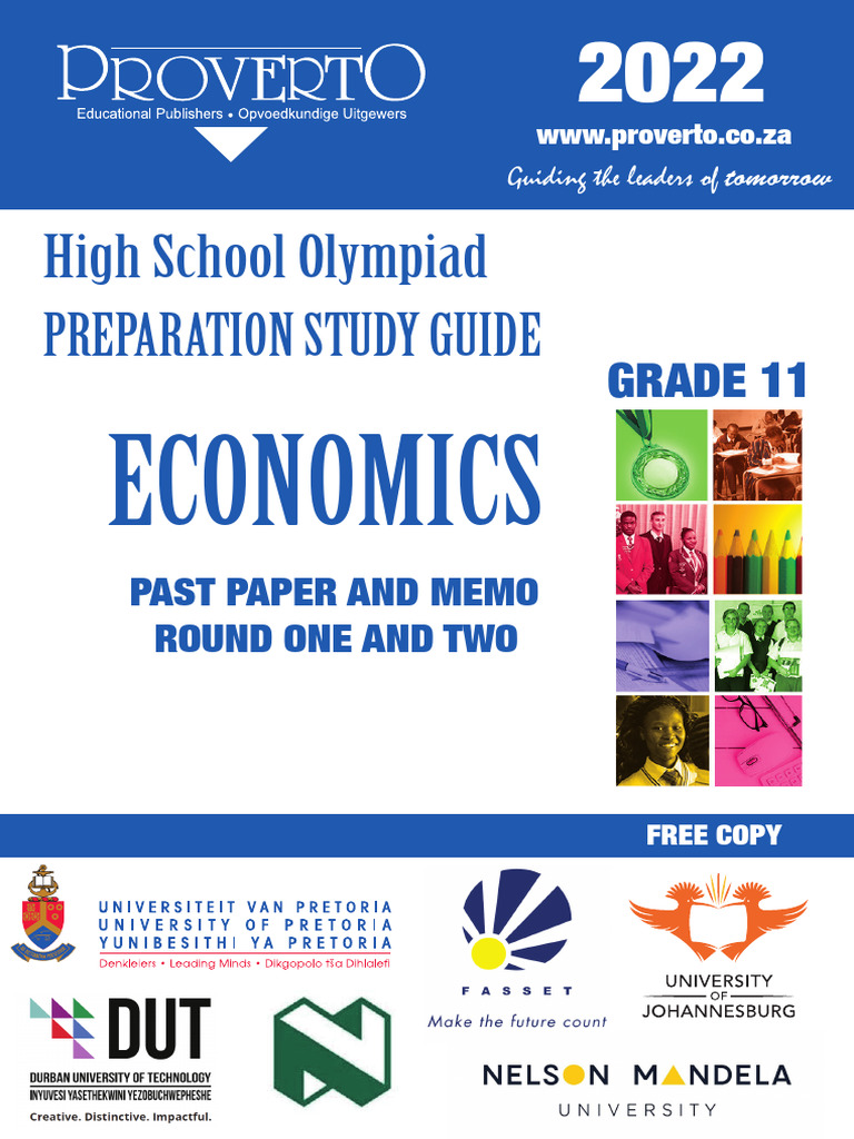 2022 Gr11 Economics Olympiad Prep Guide r1&2 | PDF