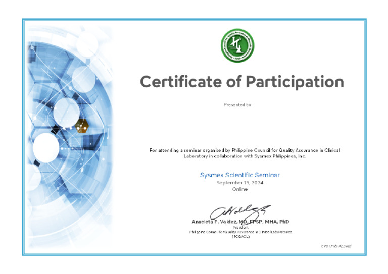 Certificate of Participation | PDF