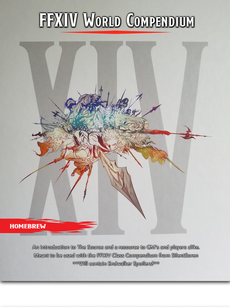 FFXIV World Compendium - GM Binder | PDF