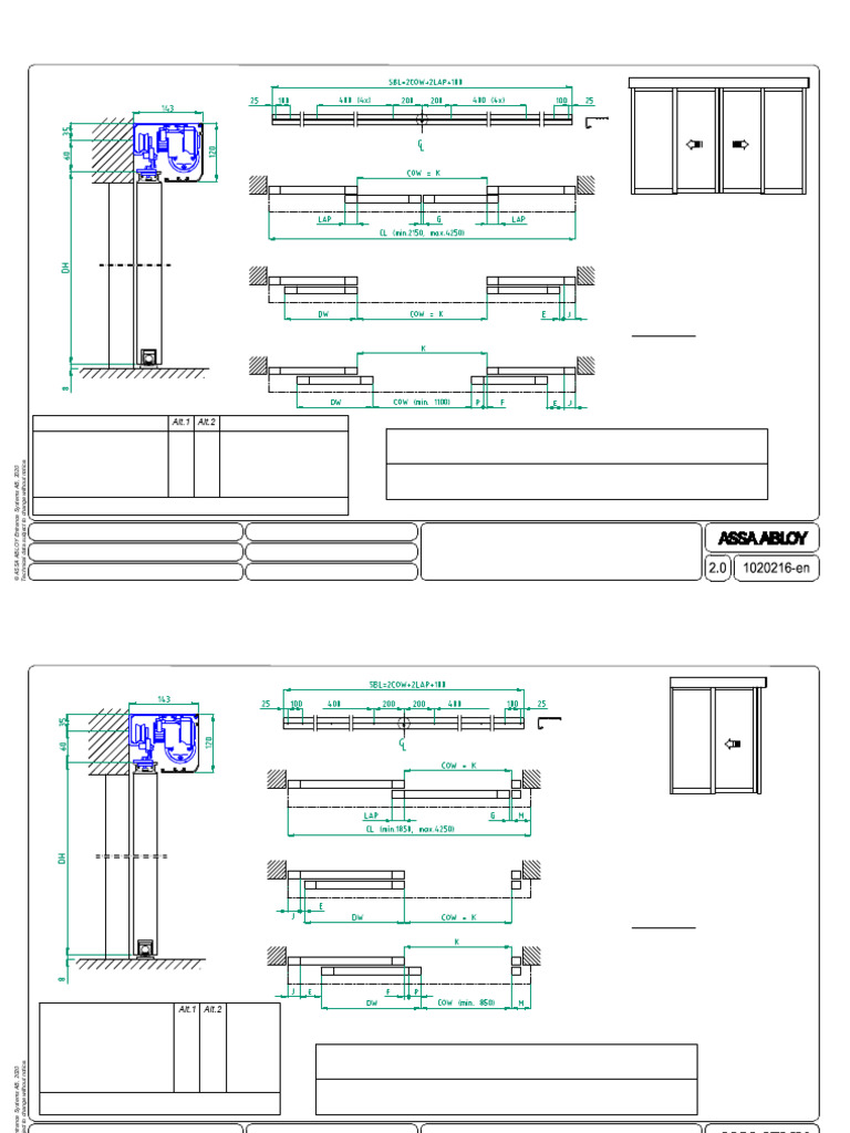 Product Drawing ASSA ABLOY SL120 en | PDF