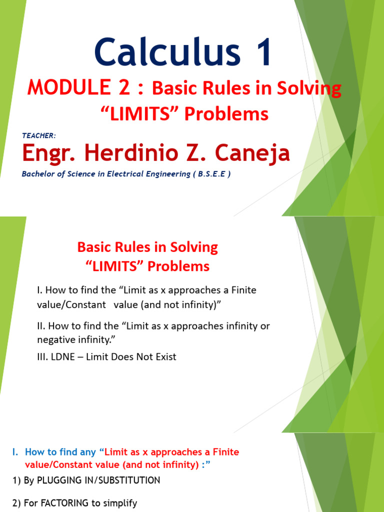 Calculus Basic Rules | PDF