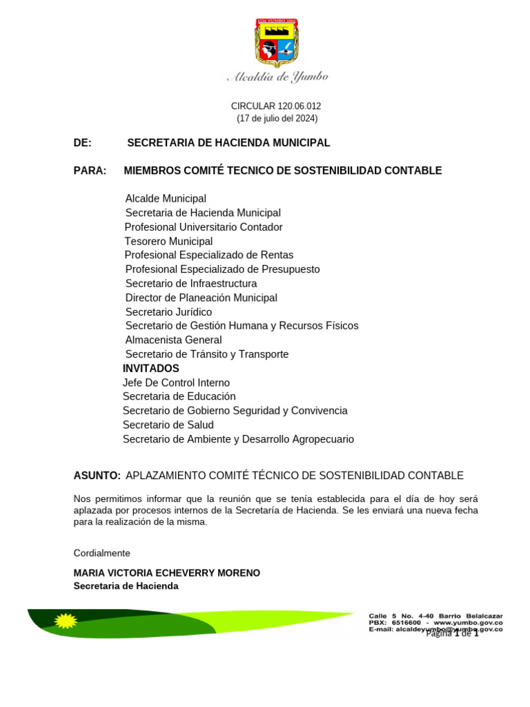Cancelación Reunion | PDF | Ciencias sociales