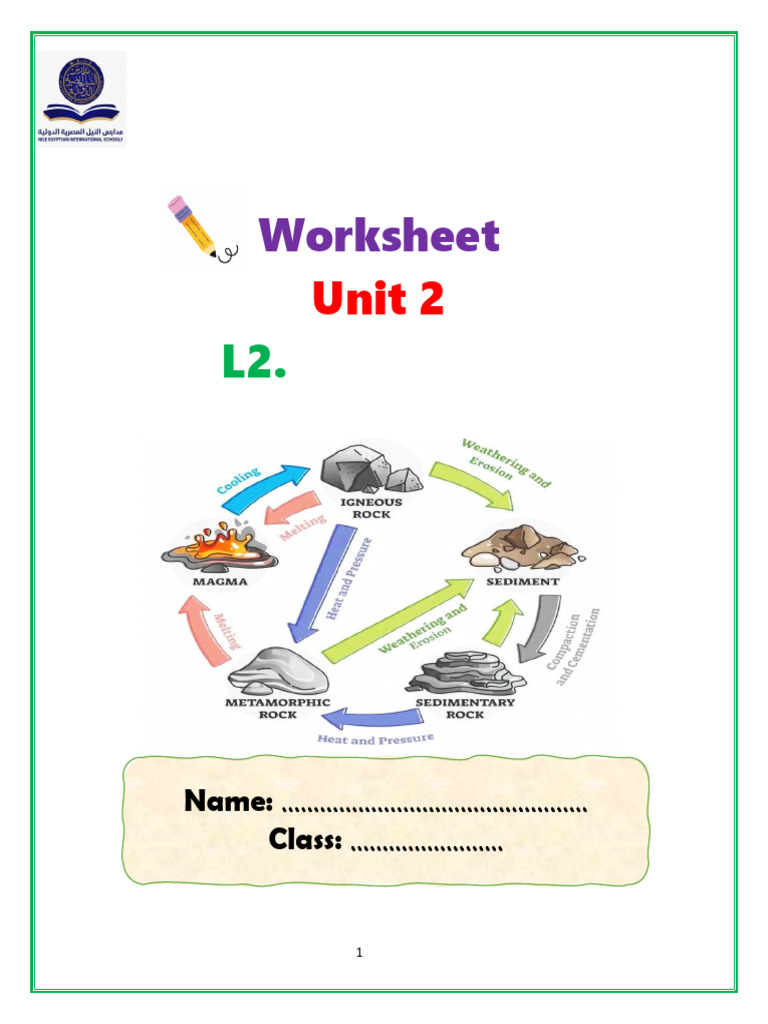 Grade7 - Science - B1 - W4 - WorkSheet - 2 | PDF
