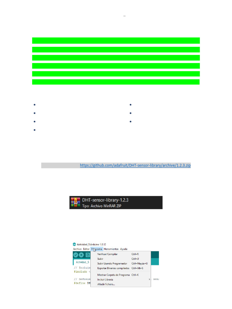 IOT Arduino - Sensor DHT11, EEPROM y SERIAL | PDF