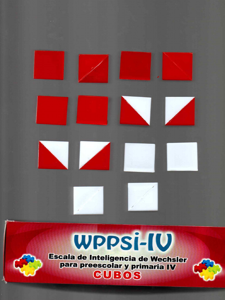 Cubos Wppsi Iv | PDF