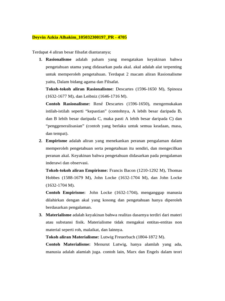 Deyvin Azkia Alhakim - Tugas Filsafat | PDF