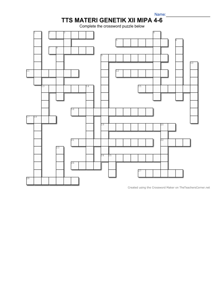 TTS Materi Genetik | PDF