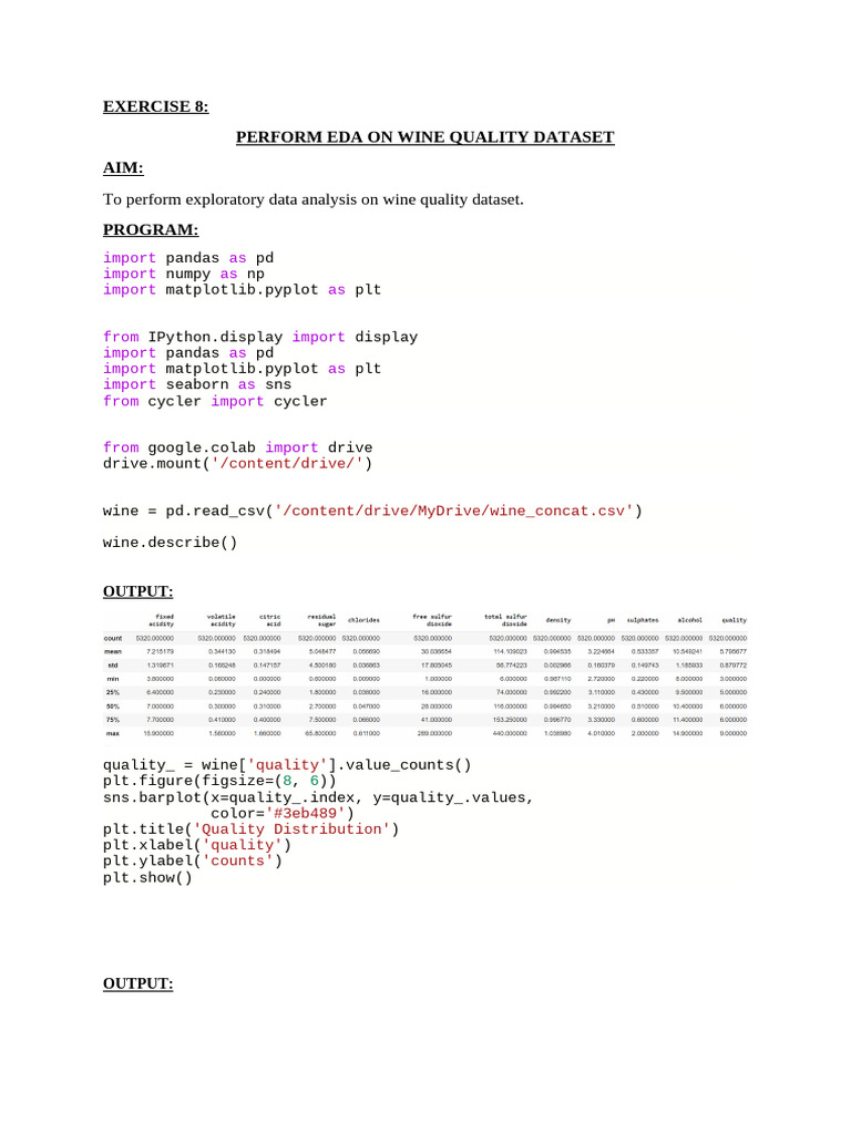 Exercise 8 Dev | PDF