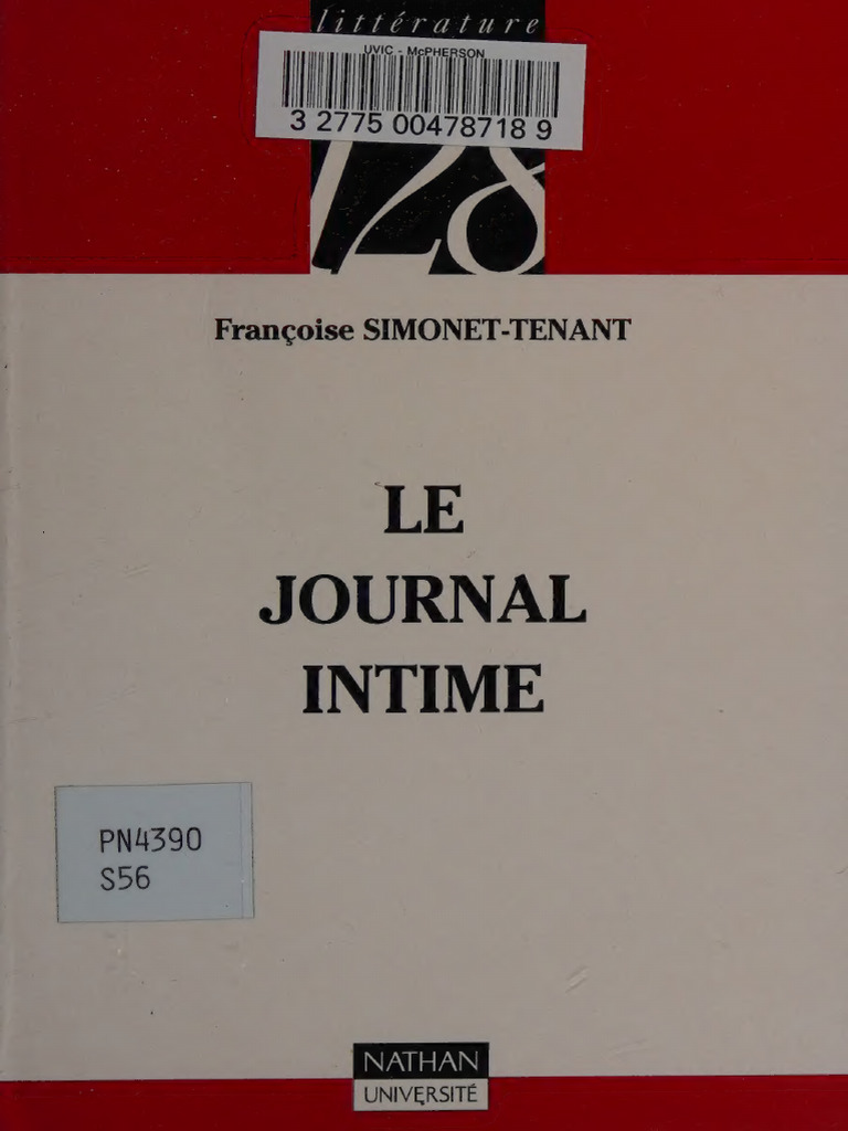 Françoise Simonet-Tenant-Le journal intime-Jericho | PDF