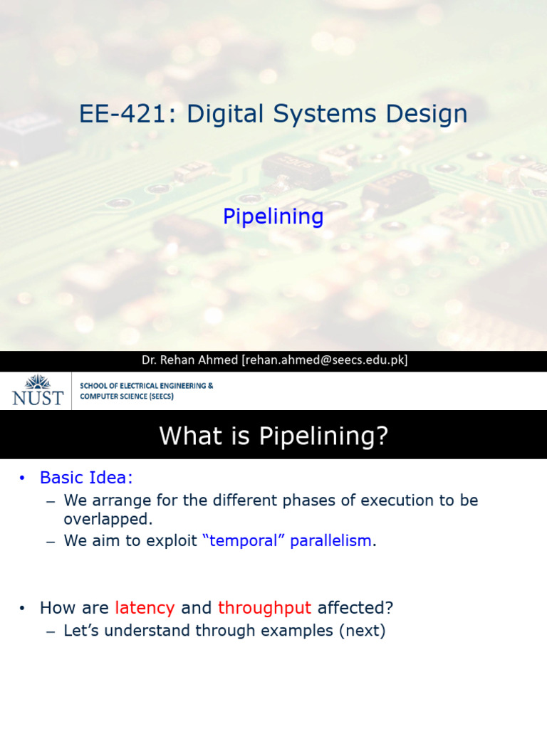 L40-41 - Pipelining | PDF