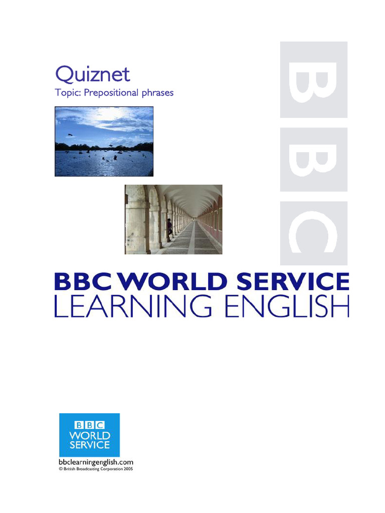 50 - Prep - Phrases - BBC English Learning - Quizzes & Vocabulary | PDF
