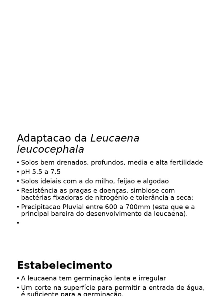 Leucaena Leucocephala 1 | PDF