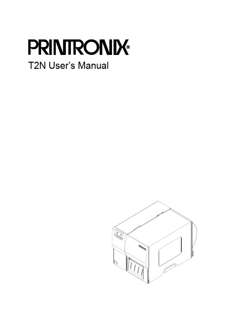 PRINTRONIX, INC T2N Manual Raro Usuário | PDF