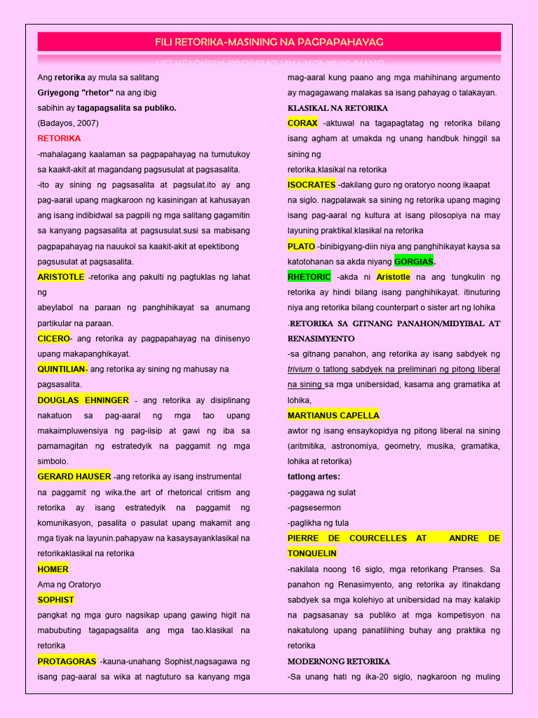 Retorika 1 3 | PDF