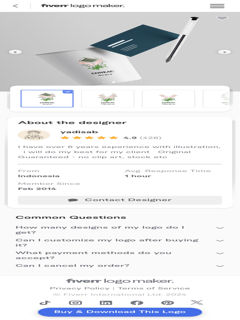 Fiverr Logo Maker | PDF