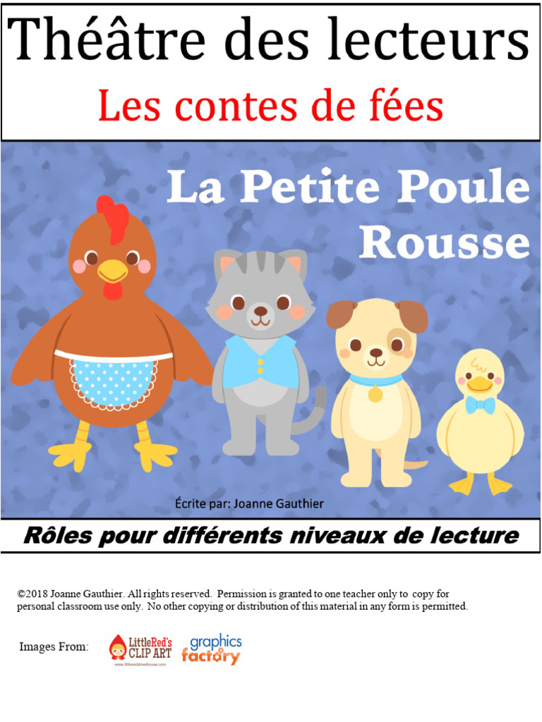 09 - Le Théâtre Des Lecteurs - La Petite Poule Rousse (The Little Red ...