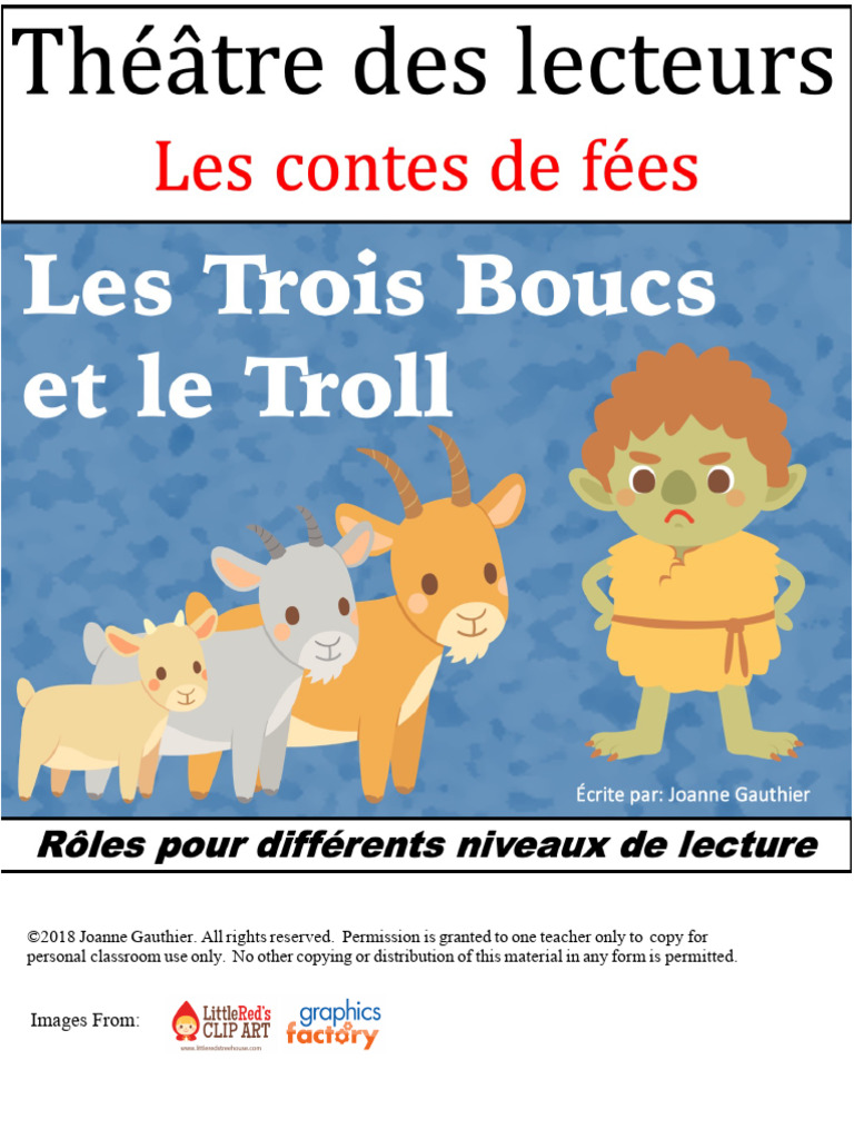 10 - Le Théâtre Des Lecteurs - Les Trois Boucs Et Le Troll (Three Billy ...