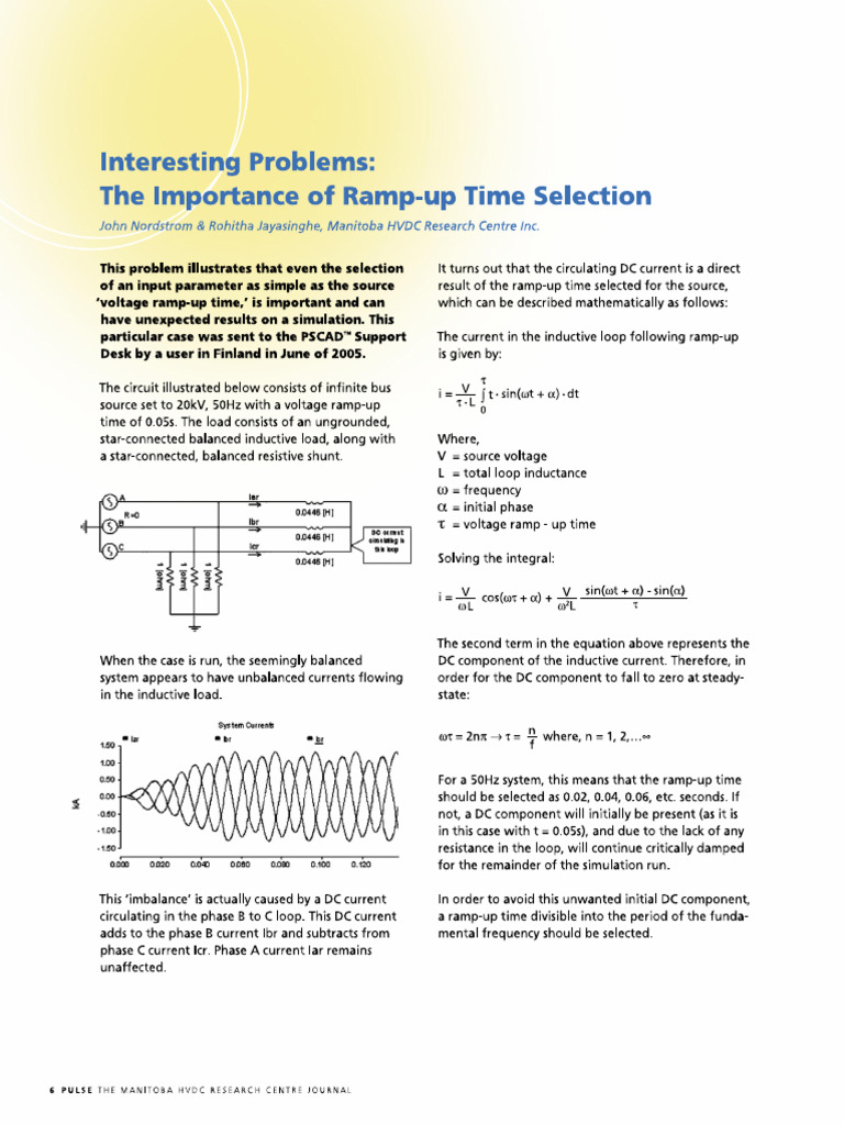 Ramp-Up Time Exp | PDF