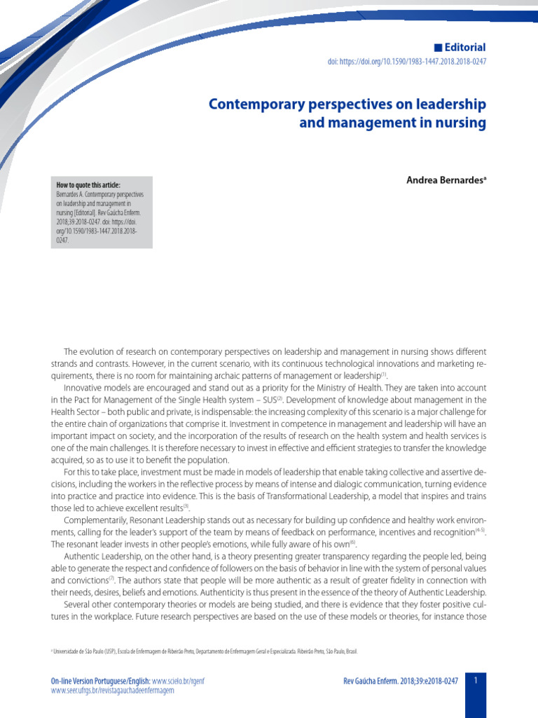 Contemporary perspectives on leadership | PDF
