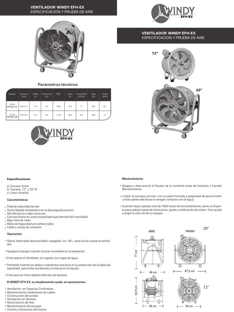 Windy-Manual-de-Operación-y-Mantenimiento | PDF