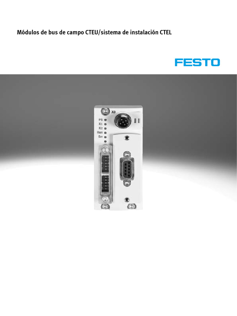 Módulos de Bus de Campo CTEU/sistema de Instalación CTEL | PDF ...