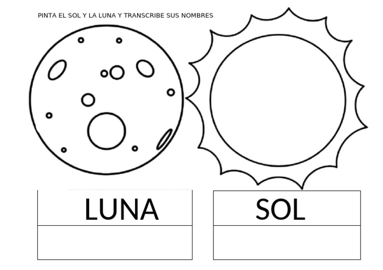 FICHA DE LUNA y SOL | PDF