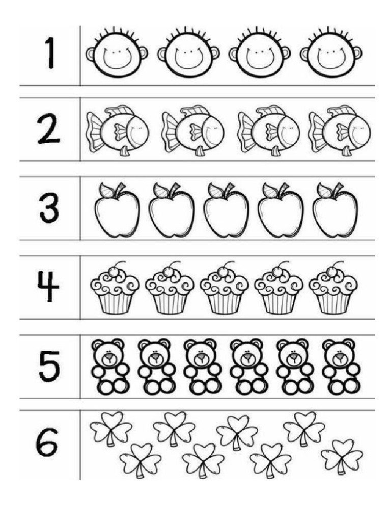 Ficha Cuenta y Escribe | PDF
