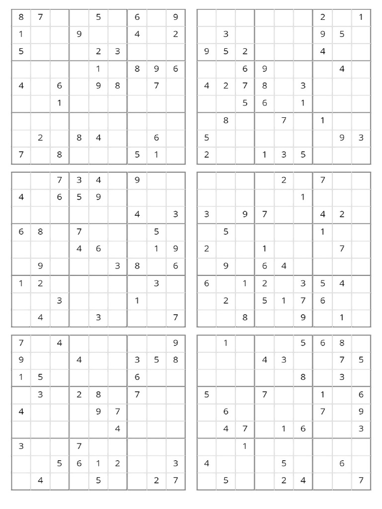 sudoku | PDF
