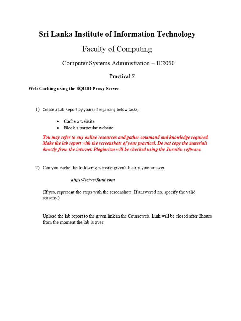 2023 S2 IE2060 LabSheet 07 | PDF