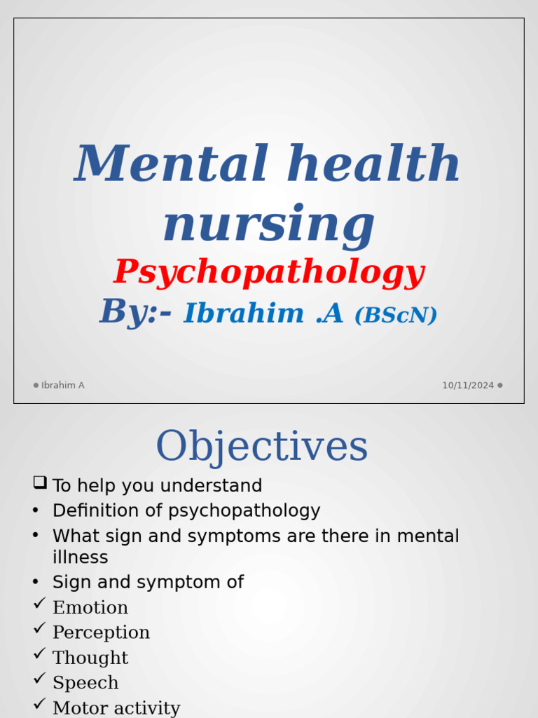 Unit 2 psychopathology | PDF
