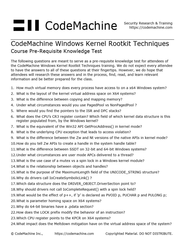 KERRKT - PreKnowledgeTest Hide01.ir | PDF