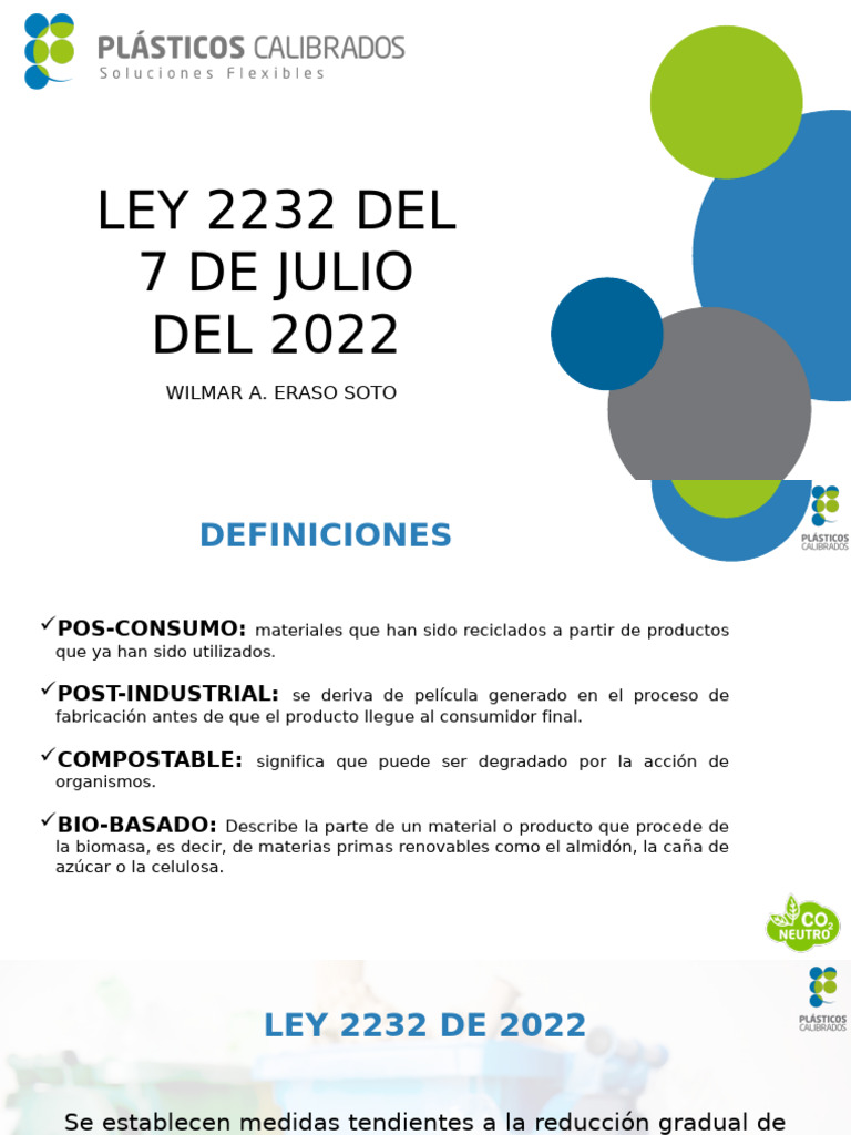 Ley 2232 Del 7 de Julio Del 2022 | PDF