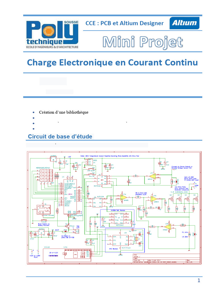 4EA CCE PCB Altium Mini Projet V1.0 12122020 Sjemmali | PDF