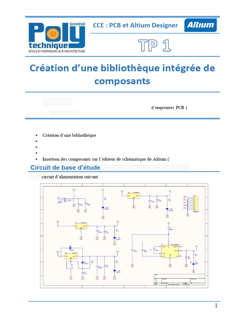 4EA CCE PCB Altium TP 01 LibrariesComponantsAndPackages V1.0 30092020 | PDF