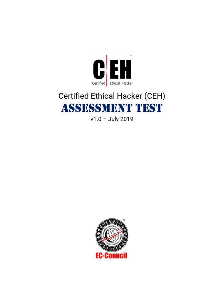 CEH v10 Assessment Test v1.0 - July 2019 With Answers | PDF