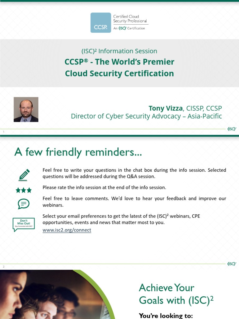 CCSP Infosession - March 2021 v12 - 720720 | PDF