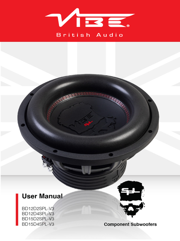 BD 12 15D2S Subwoofer Manual 310523 | PDF