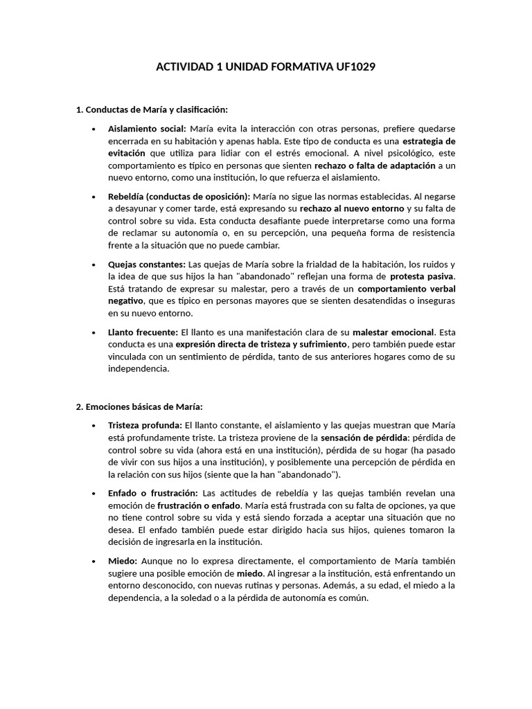Actividad 1 Unidad Formativa Uf1029 | PDF