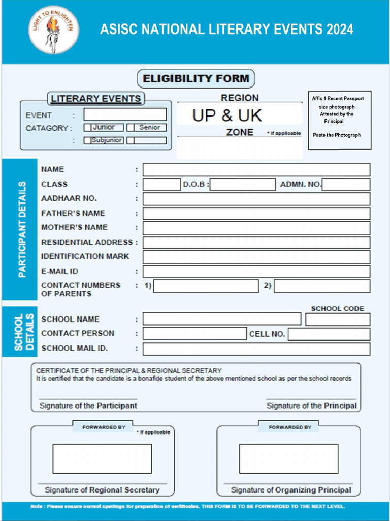 2406 Lit Elg Form | PDF