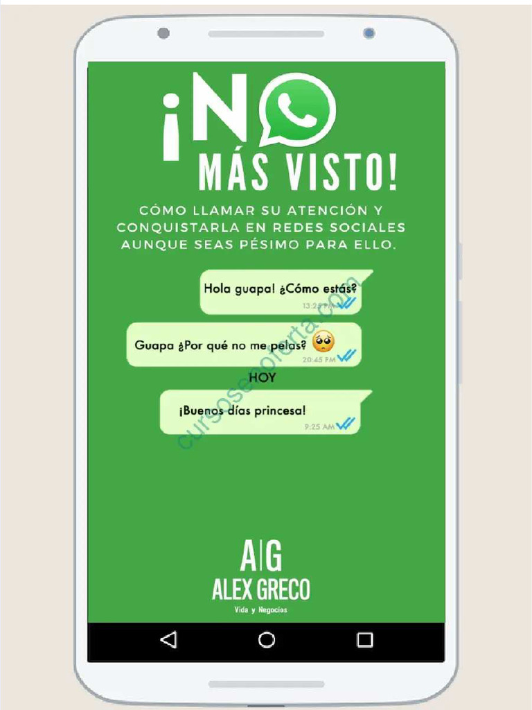 NO MÁS VISTO EN Whatsapp - Alex Greco | PDF