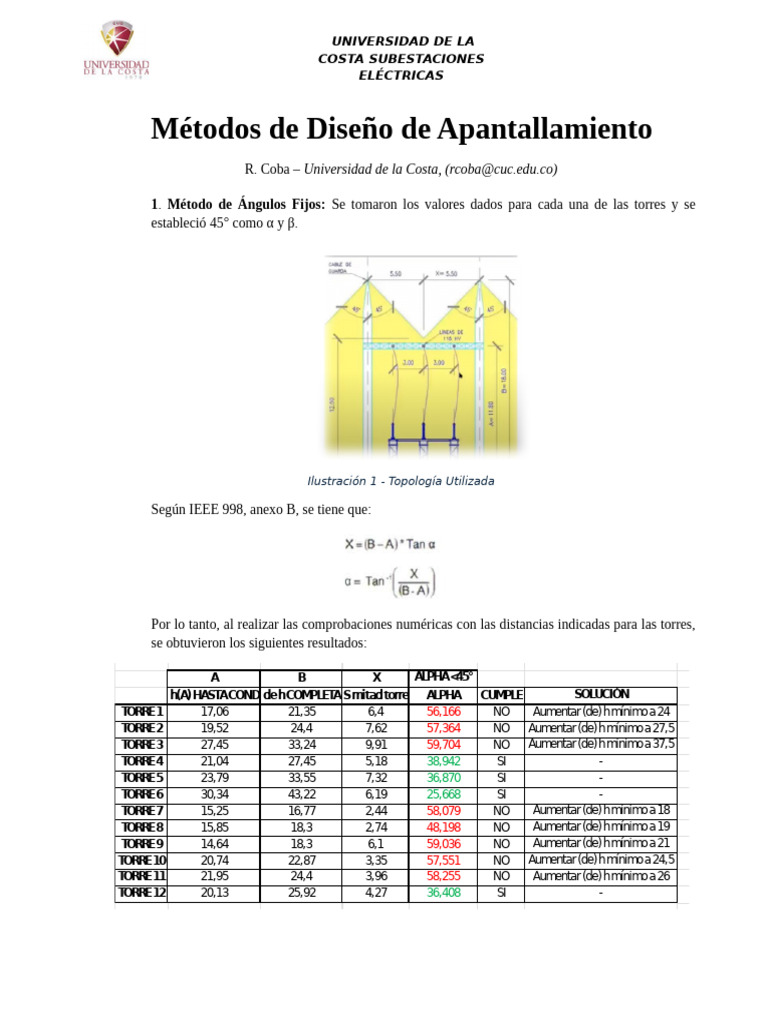 Métodos Apantallamiento-CT3 | PDF