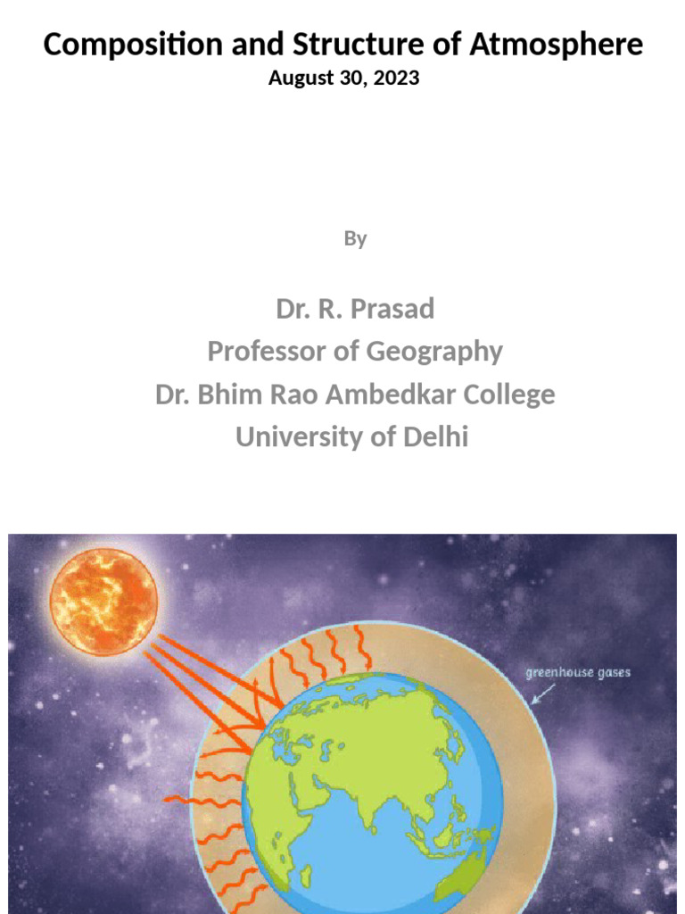 Composition and Structure of Atmosphere Sept 10, 2024 | PDF