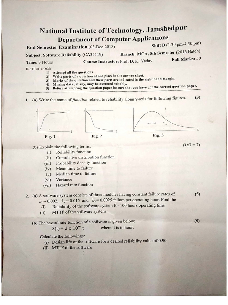 5th Sem Question Papers | PDF