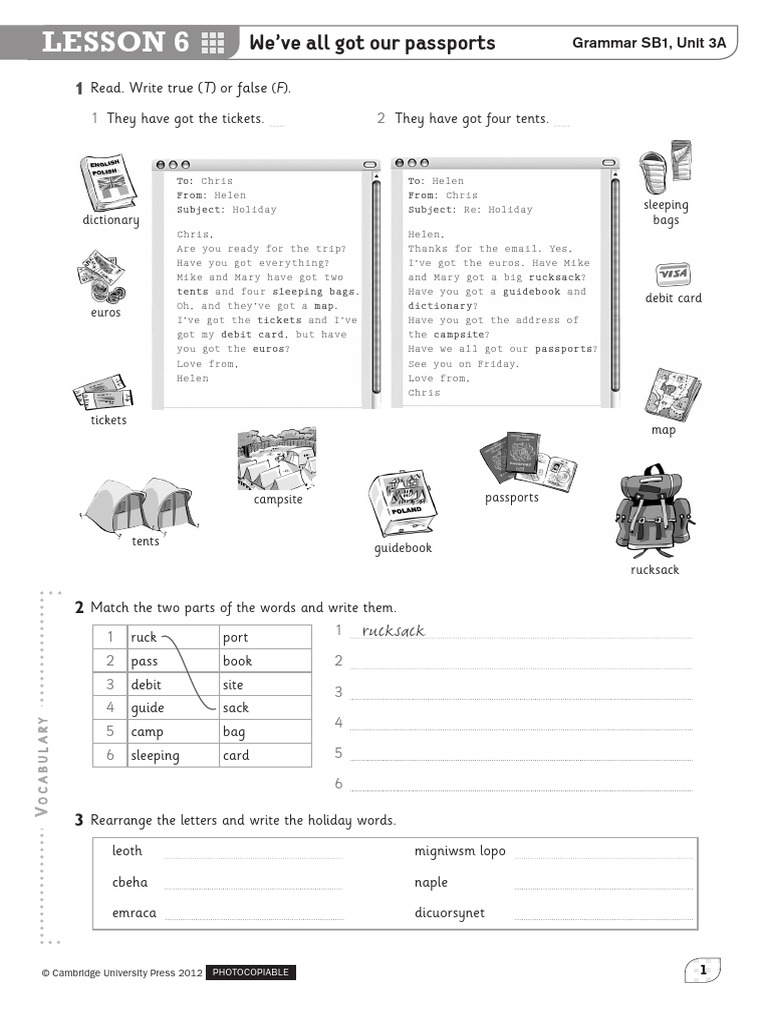 YSPCM1 Learner Support Lesson6 | PDF