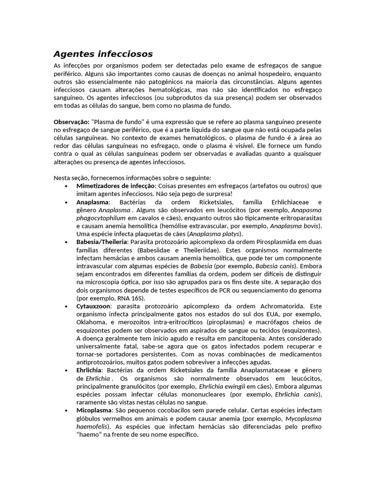 5 Agentes Infecciosos | PDF