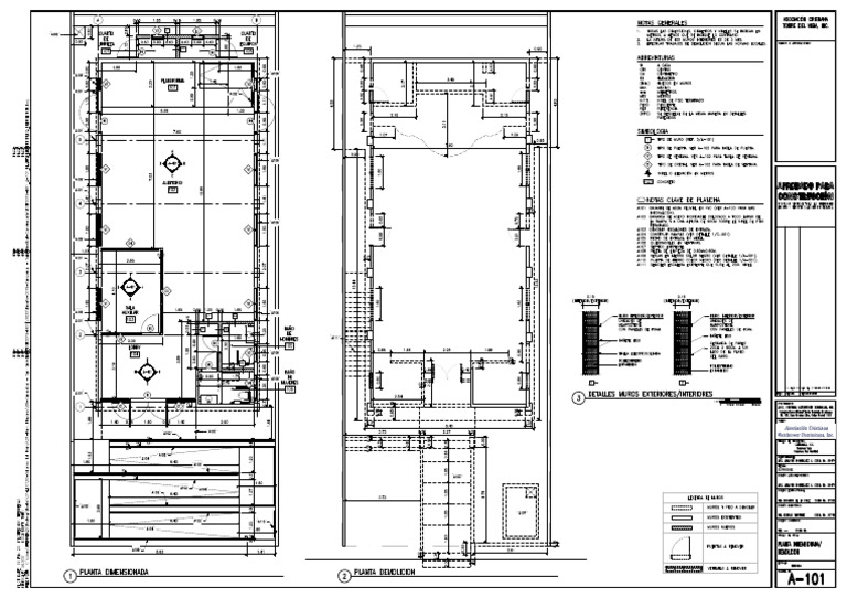Dom0019-B01 A-101 Planta Dimensionada Demolicion-S | PDF